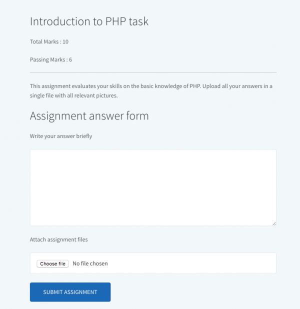 Tutor LMS v1.3.3 – Create Assignments For Your Students & Do More ...
