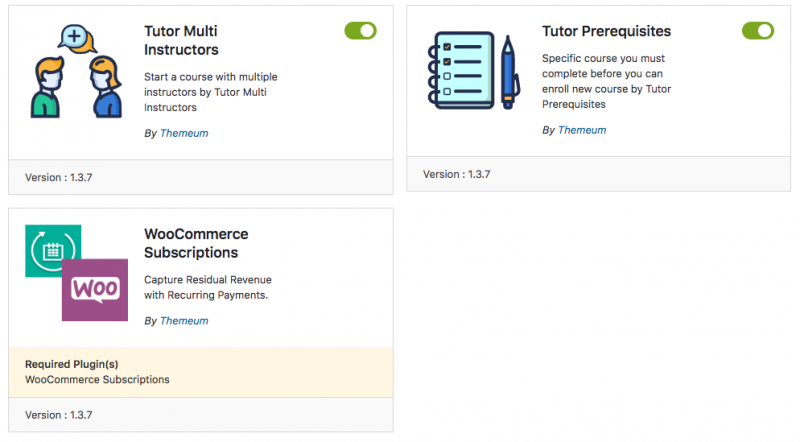 Tutor LMS v1.3.7 Update – New Subscription Addon, Social Link Options ...