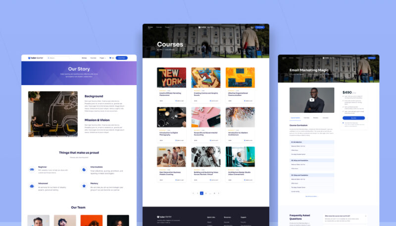 Presenting Tutor Starter: A Free WordPress LMS Theme for Tutor LMS ...