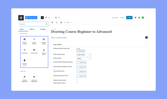 What Are eLearning Gutenberg Blocks and How to Use Them | Tutor LMS