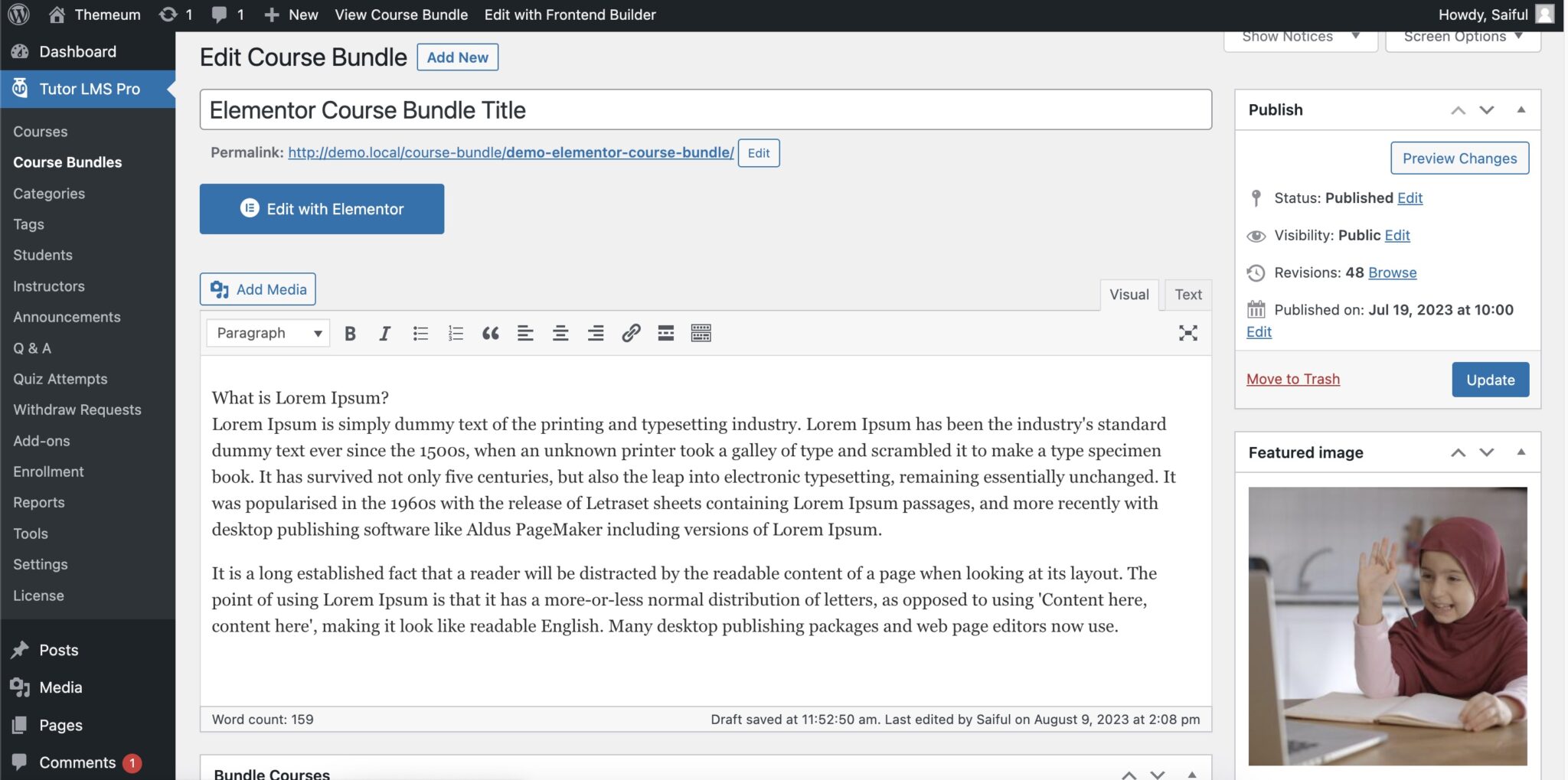Introducing Tutor LMS Elementor Addons: Create Custom Course Page ...