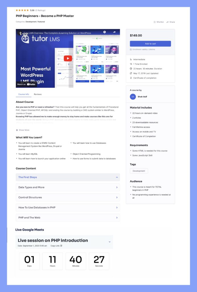 How to Create Compelling Video Lessons With Tutor LMS that Boost ...