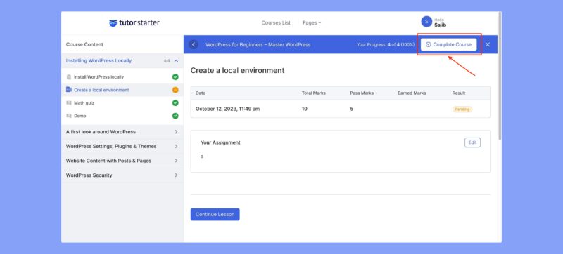 Tutor LMS v2.4.0: Brings Enhancements to Learning Mode, Tutor Calendar ...